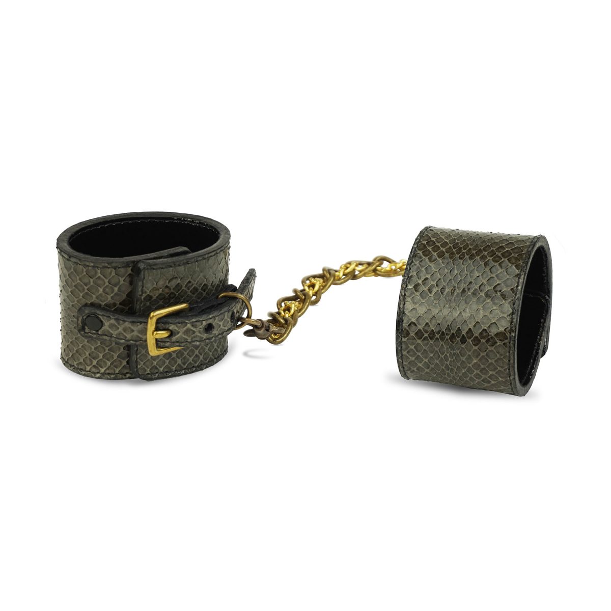 Grey Snake Wrist Cuffs - Gallery 58