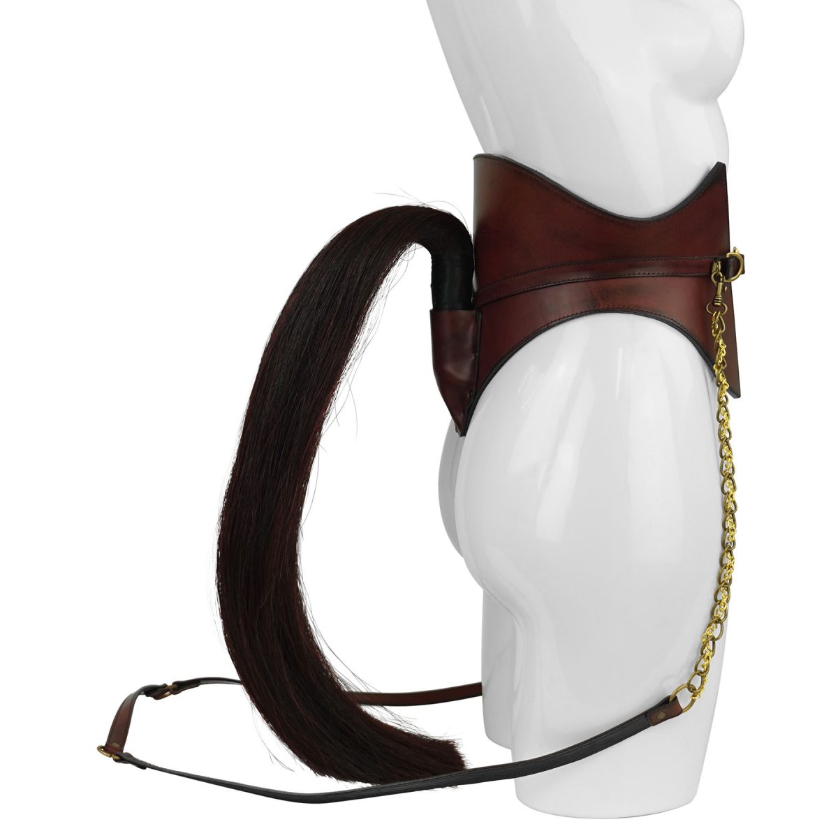 Leather Corset with Horsetail & Reins - Gallery 58