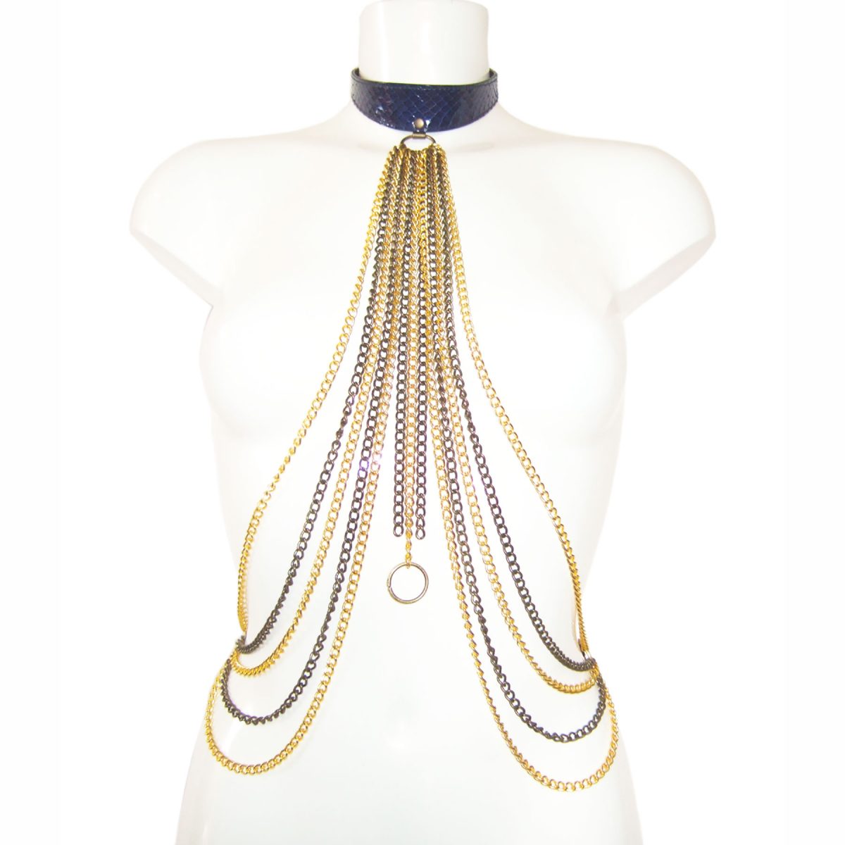 Classic Halterneck Chain Harness - Gallery 58